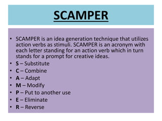 Idea generation | PPTX