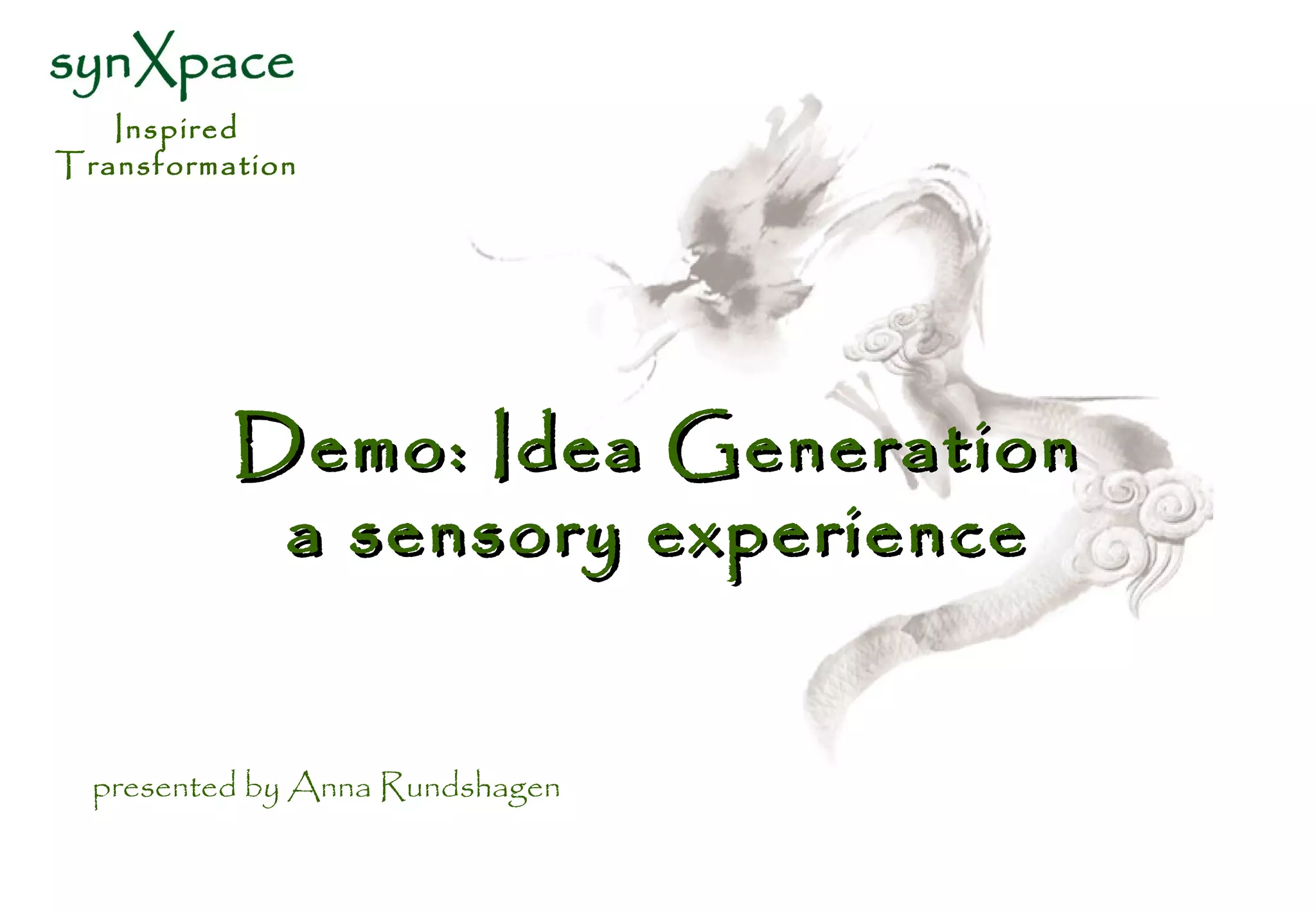 Idea generation | PPT