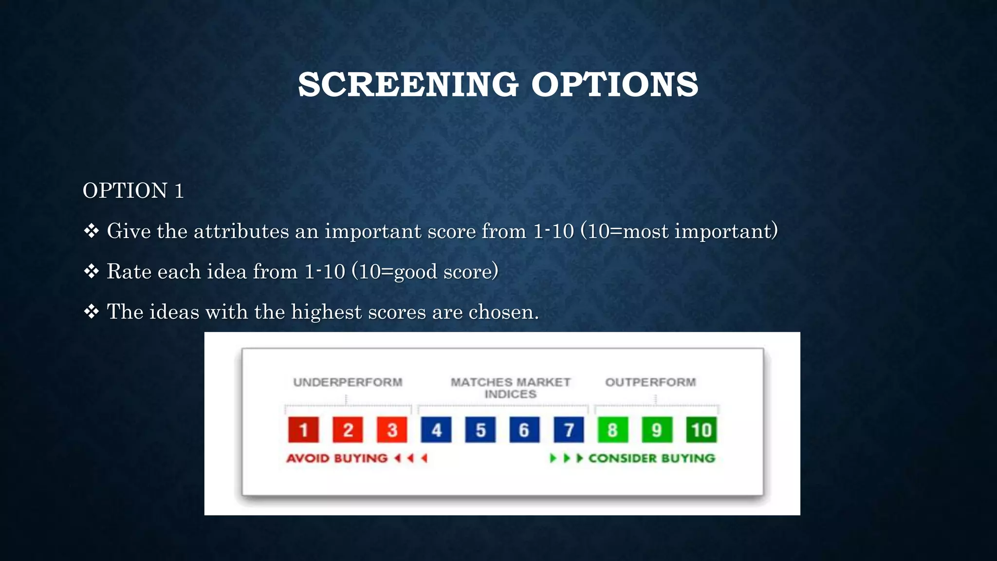 Idea generation and idea screening | PPTX