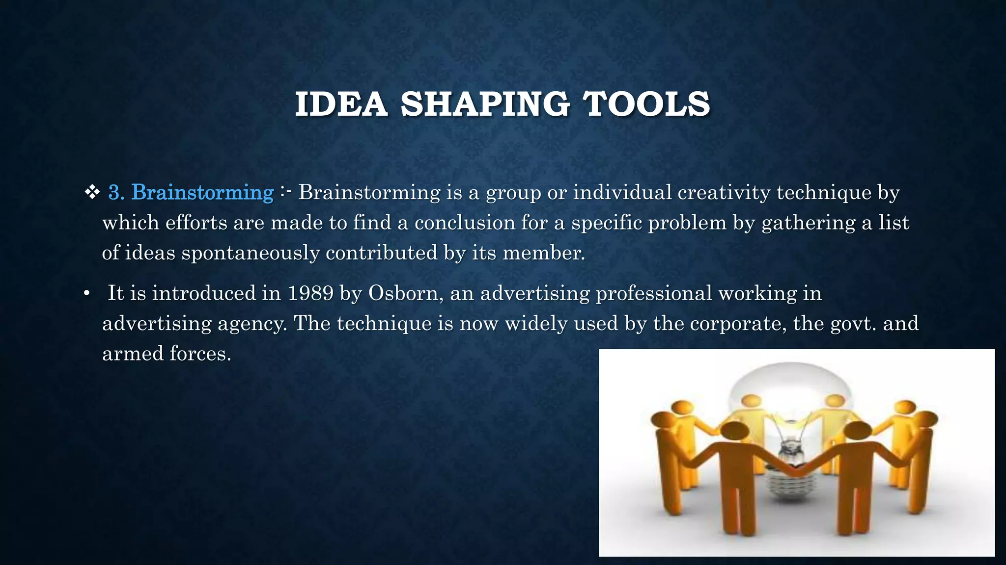 Idea generation and idea screening | PPTX