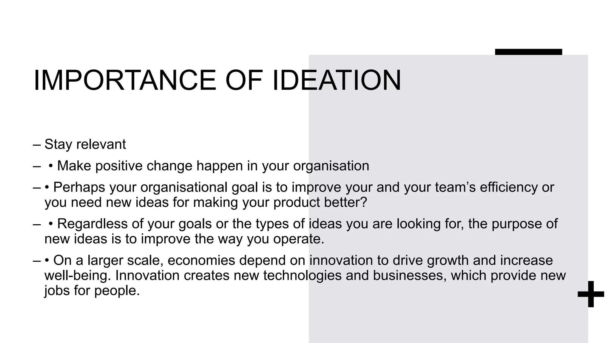 Idea generation ppt | PPTX