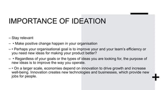 Idea generation ppt | PPTX