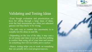 Idea Generation Techniques and Success Factors | PPTX