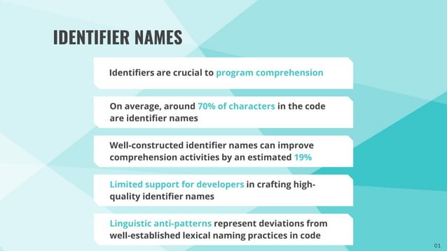 IDEAL: An Open-Source Identifier Name Appraisal Tool | PPT