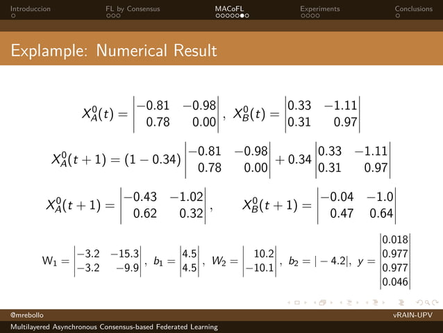 Multilayered Asynchronous Consensus-based Federated Learning | PPT