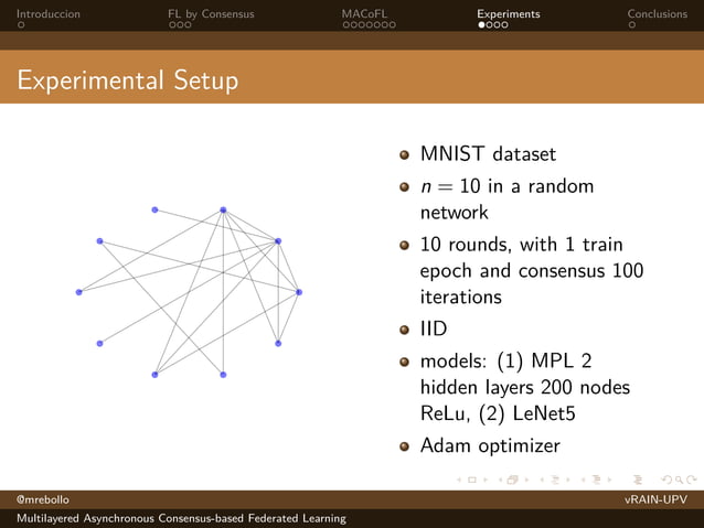 Multilayered Asynchronous Consensus-based Federated Learning | PPT