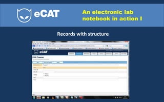 Electronic Lab Notebooks - IdeaLab | PPT | Computing | Technology & Computing