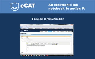 Electronic Lab Notebooks - IdeaLab | PPT | Computing | Technology & Computing
