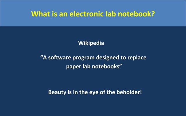 Electronic Lab Notebooks - IdeaLab | PPT | Computing | Technology ...