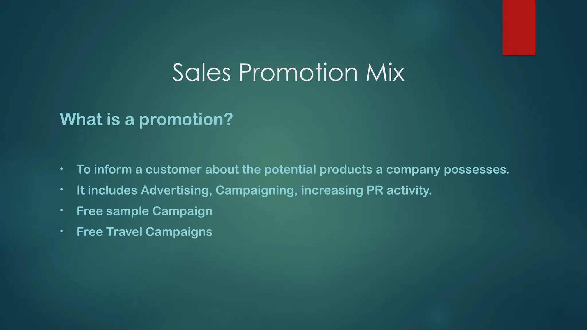Ideal advertising, Sales Promotion, Target Audience.pptx