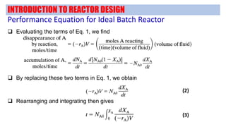 Ideal Batch Reactor | PPTX