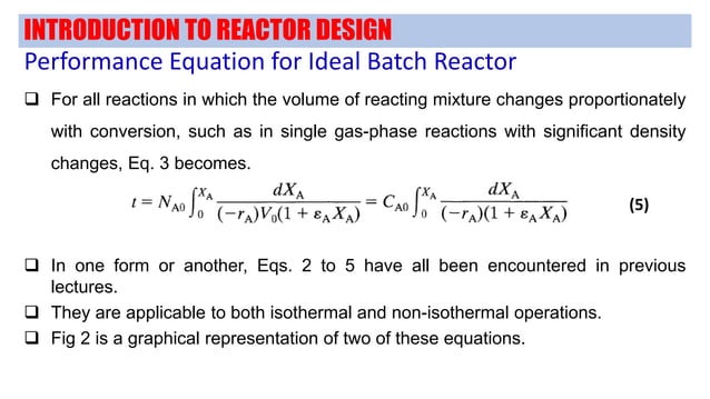 Ideal Batch Reactor | PPTX
