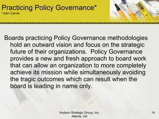 Ideal board policy governance board system | PPT
