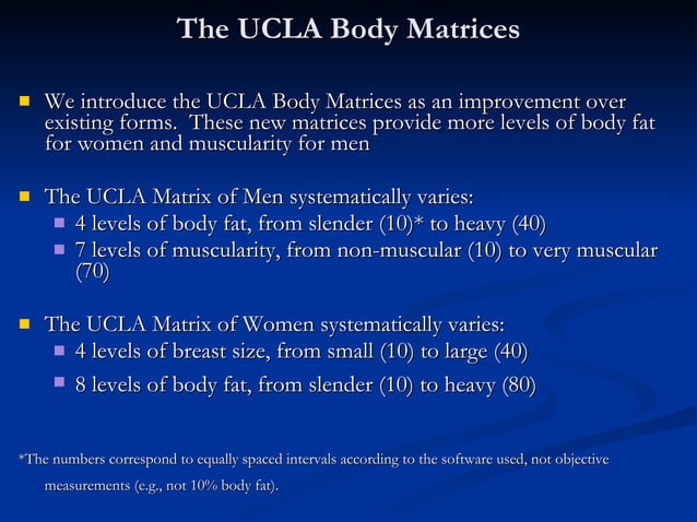 Ideal / Aesthetic body types | PPT