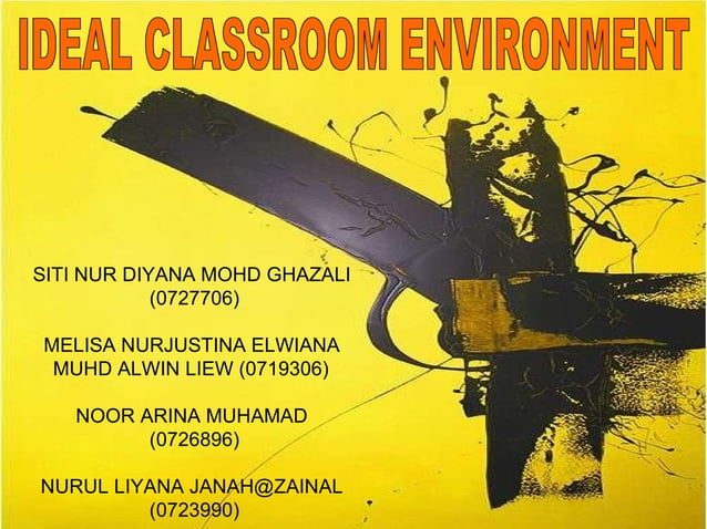 Ideal classroom environment | PPT