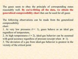 Chemical Engineering Thermodynamics - IDEAL GAS - EOS.pptx