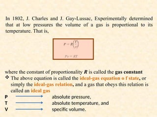 Chemical Engineering Thermodynamics Ideal Gas Eos Pptx