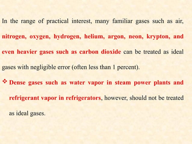 Chemical Engineering Thermodynamics - IDEAL GAS - EOS.pptx