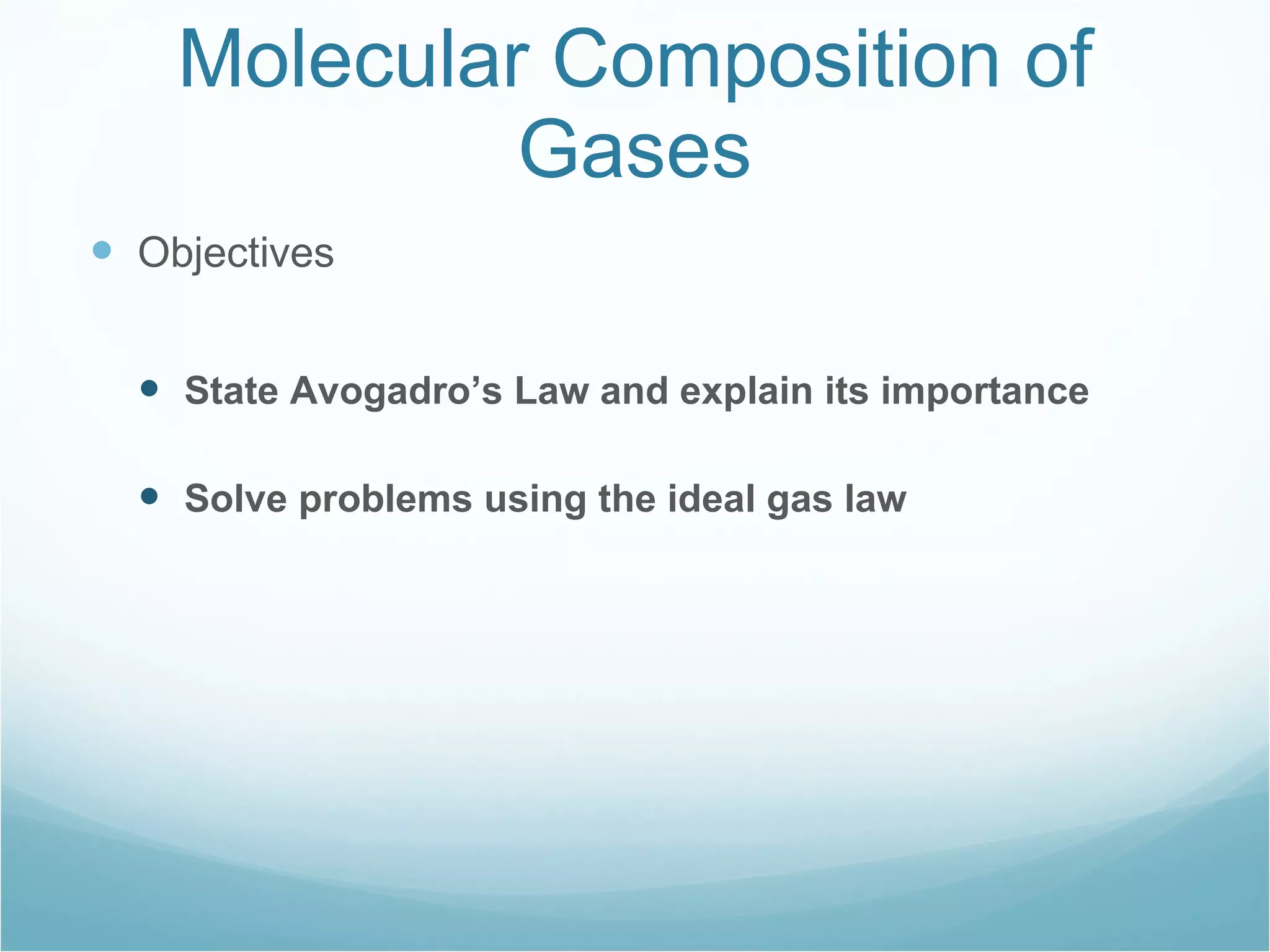 Ideal Gas Law | PPT