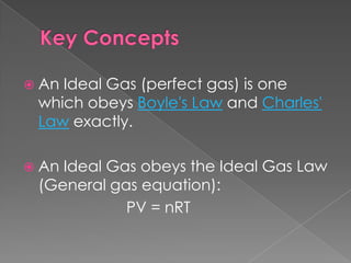 Ideal Gas Law | PPTX