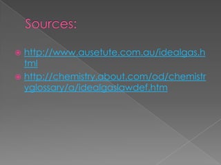 Ideal Gas Law | PPTX