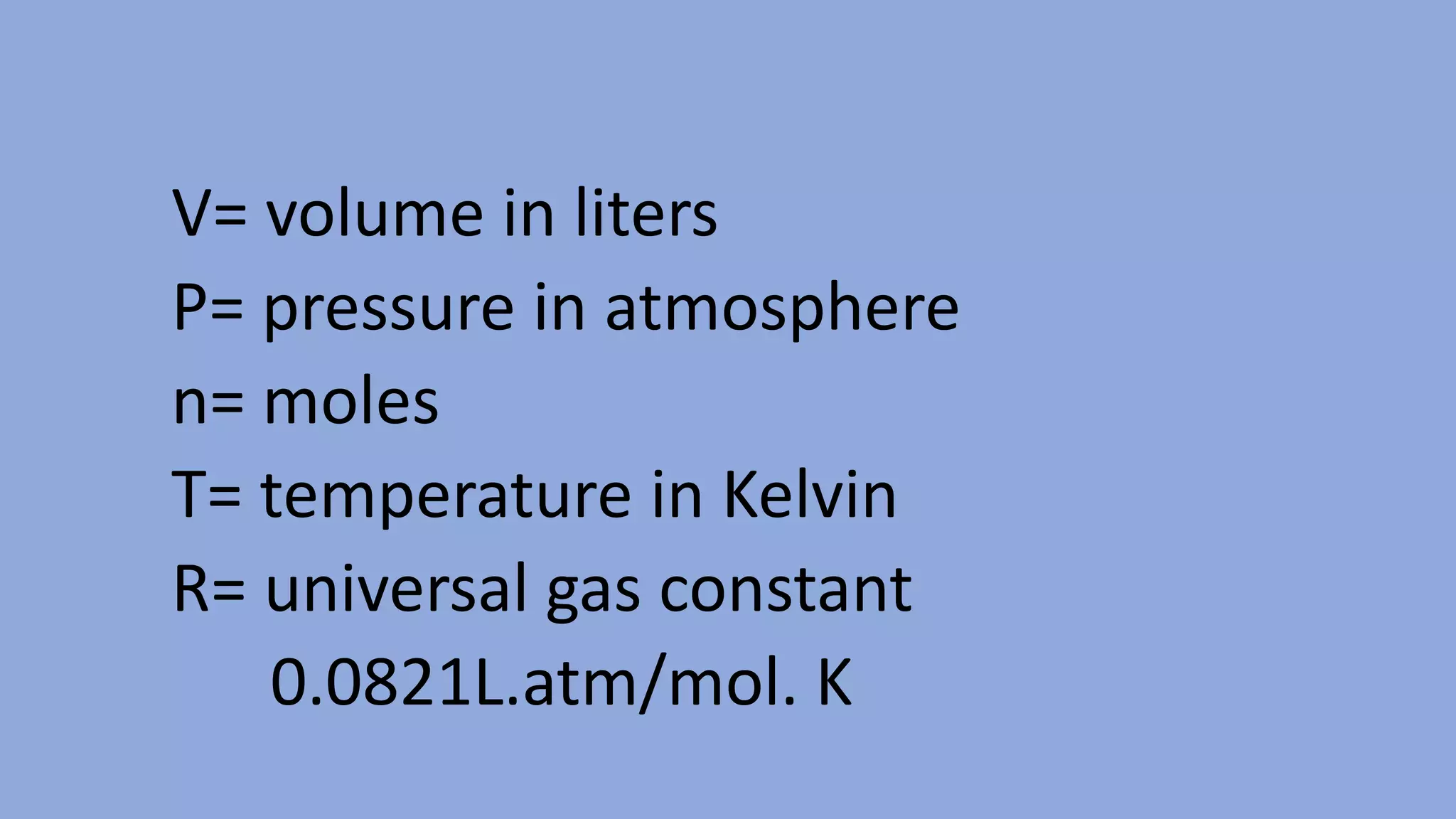 Ideal Gas Law | PPTX