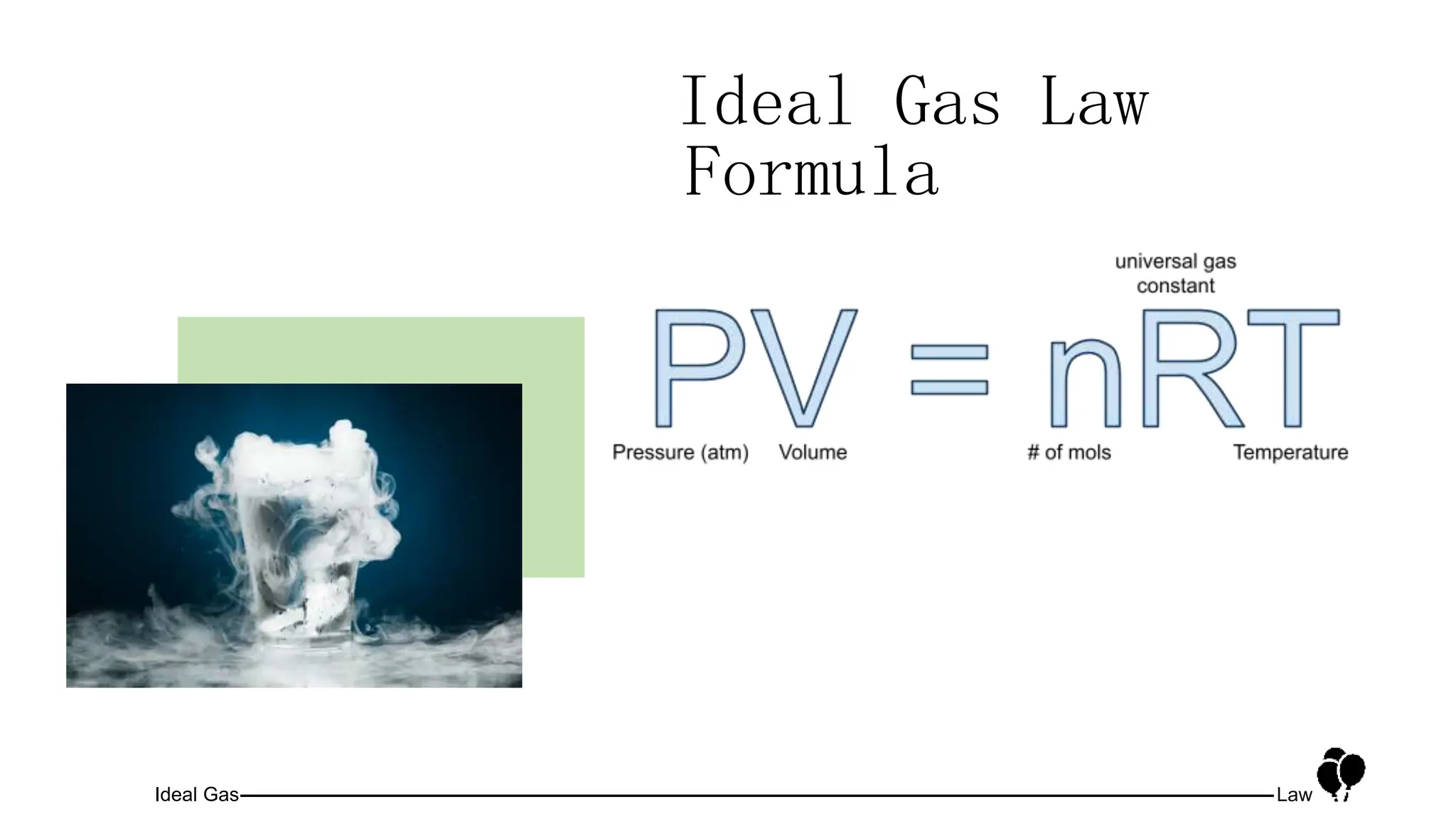 IDEAL GAS LAW PowerPoint presentation gas law | PPT