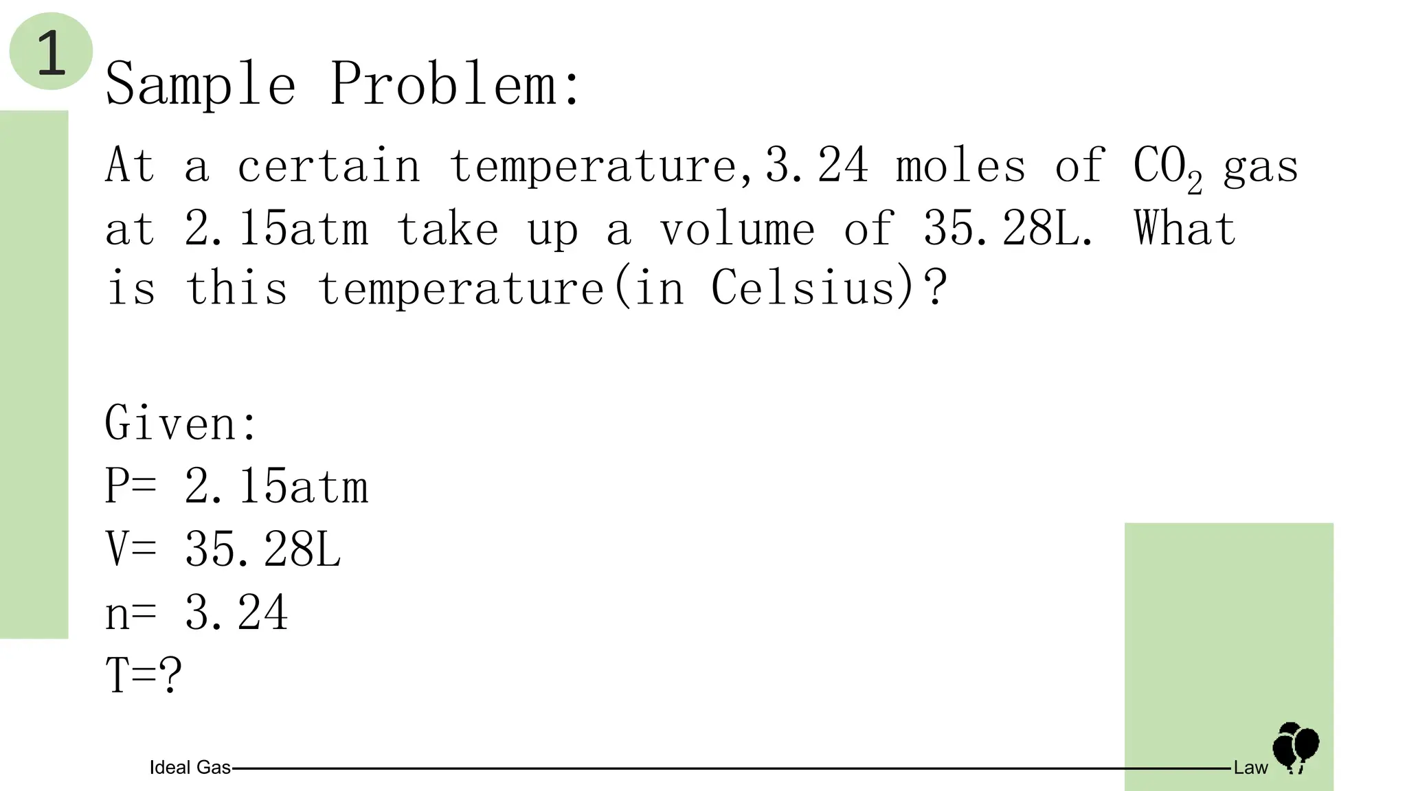 IDEAL GAS LAW PowerPoint presentation gas law | PPT
