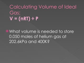 IDEAL GAS LAW .pptx