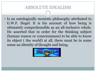 Idealism | PPT