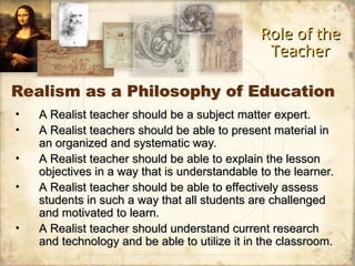 idealism-realism-pragmatism guide for master in education .ppt
