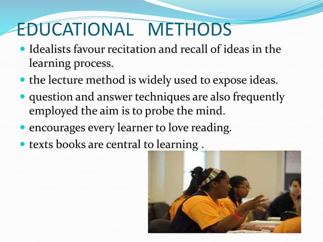 Idealism and education | PPTX