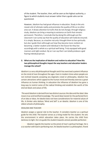 Idealism and Realism Term Paper 1 final.docx