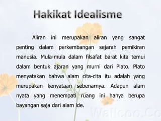 Idealisme | PPTX