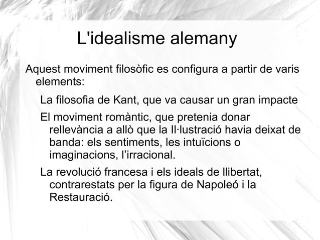 Idealisme alemany | PPT