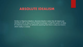 Idealism m,ed | PPT