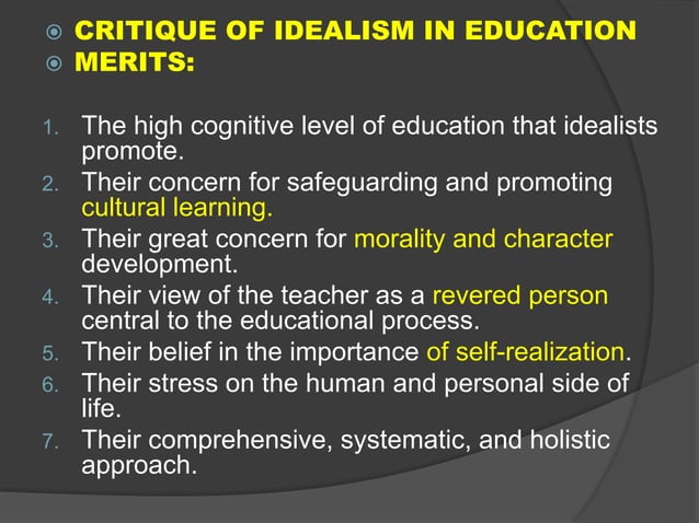 Idealism of philosophy-1.pptx philosophy of education | PPTX | Agnosticism | Religion & Spirituality