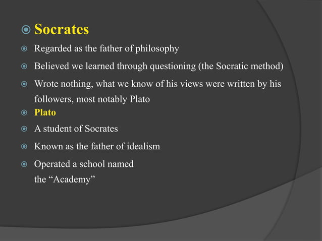 Idealism of philosophy-1.pptx philosophy of education | PPTX | Agnosticism | Religion & Spirituality