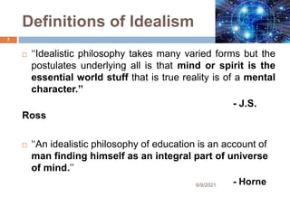 Idealism ppt | PPT