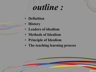 Idealism | PPT