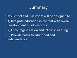 Ideal Learning Environment | PPT