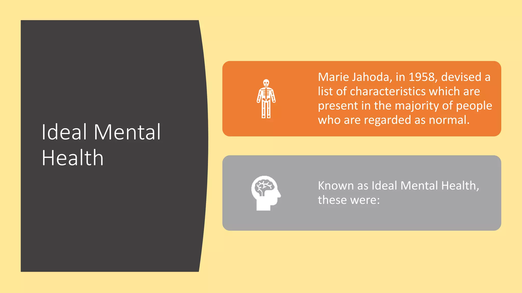 Ideal mental health | PPTX