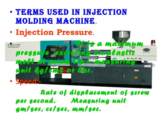 Ideal process parameters in injection moulding