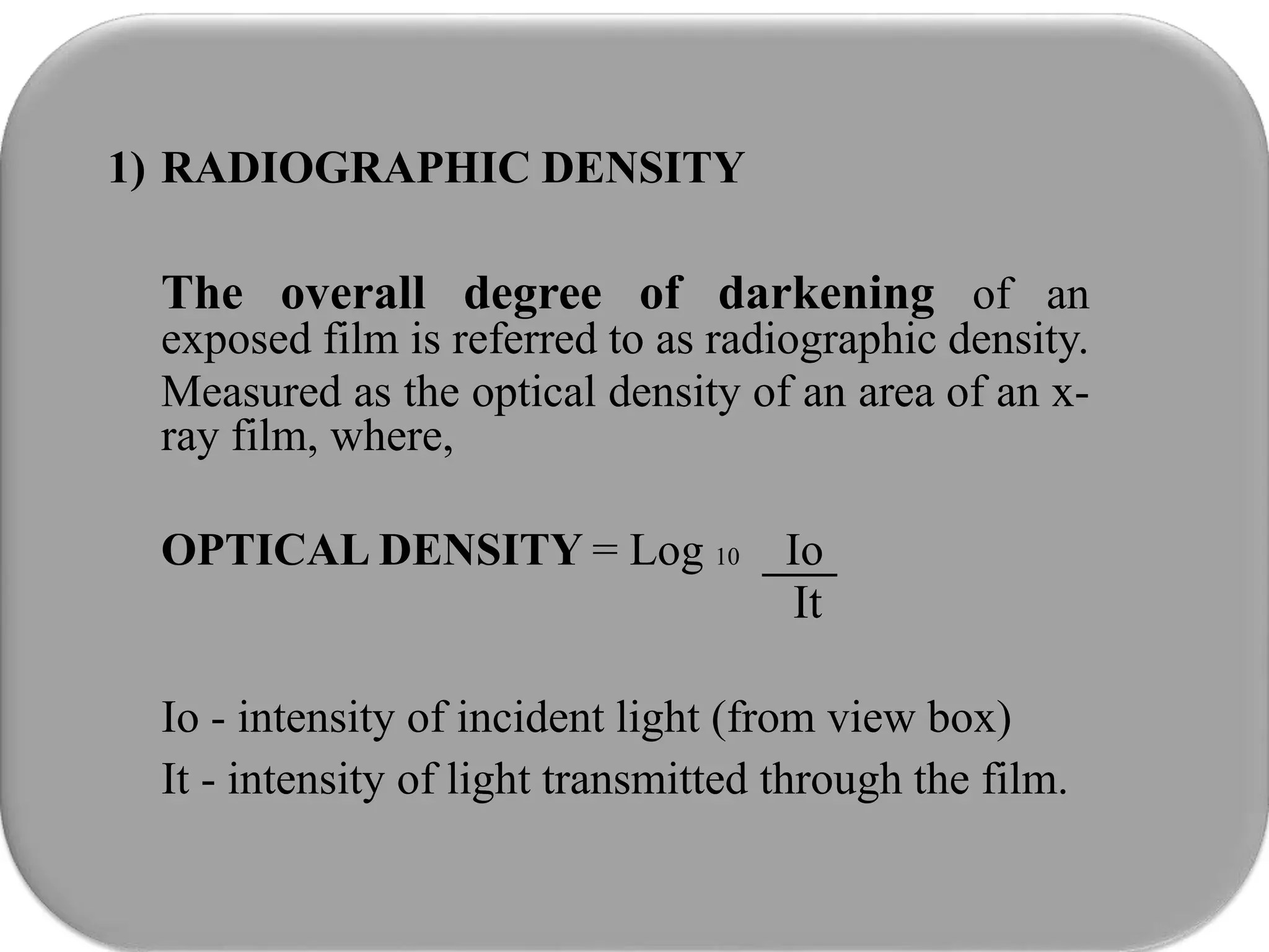 Ideal radiography | PPTX