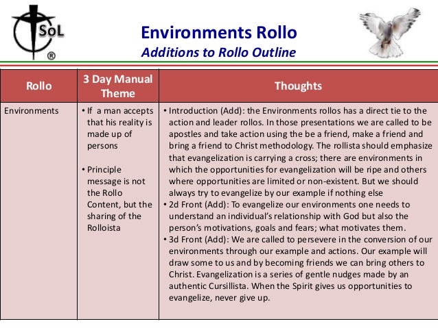 Ideals layperson rollo 2-9-13