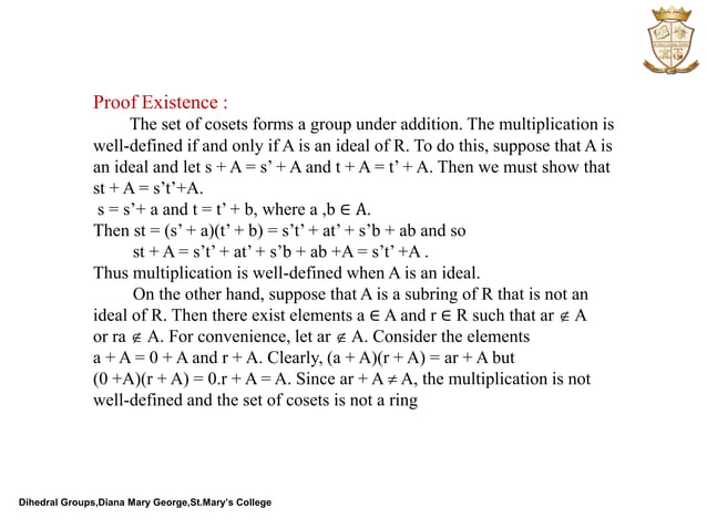 Ideals and factor rings | PDF | Education
