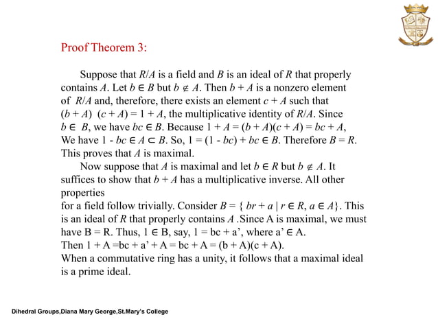 Ideals and factor rings | PDF | Education