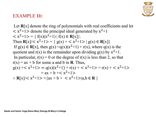 Ideals and factor rings | PDF | Education