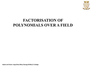 Ideals and factor rings | PPT