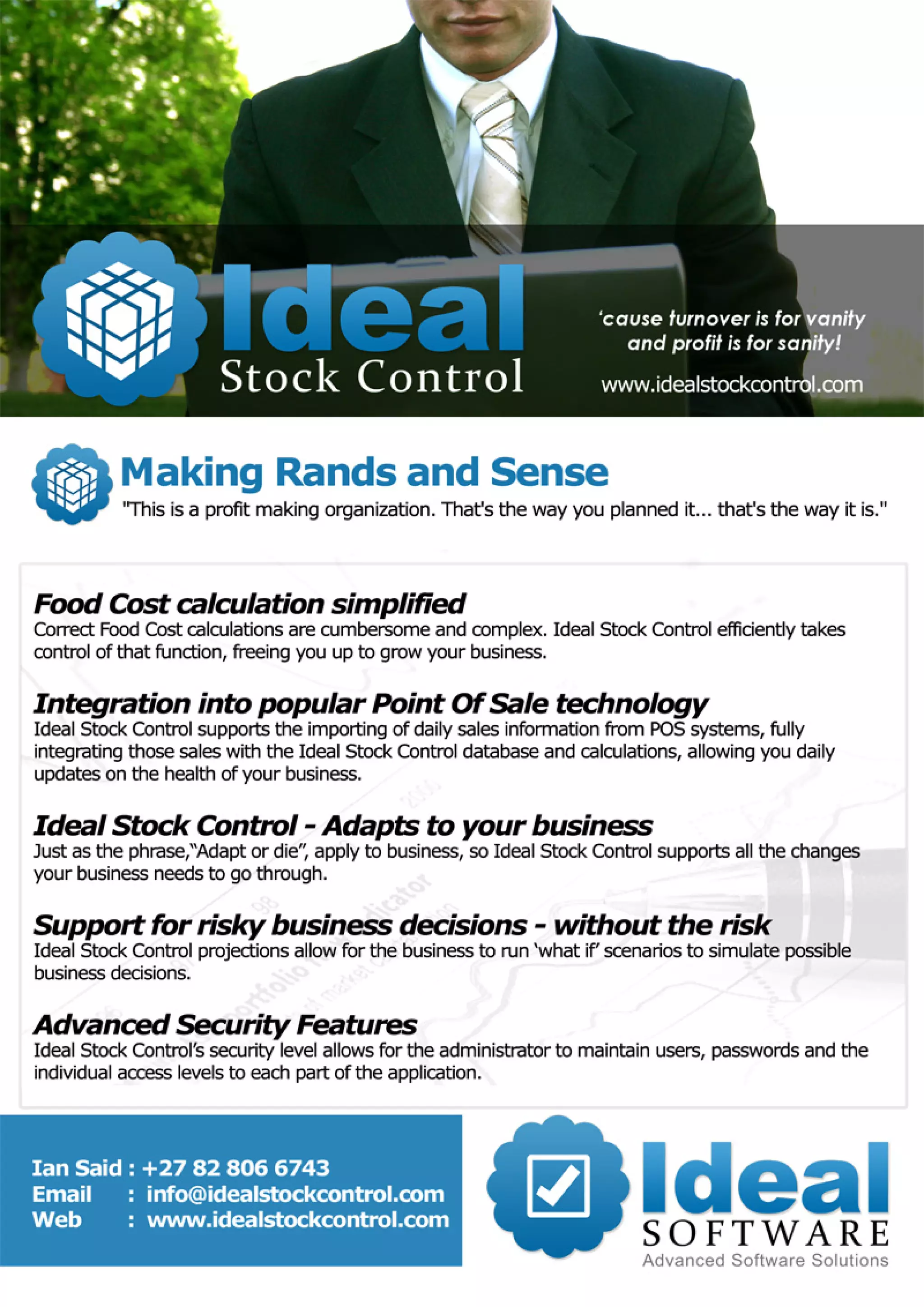 Ideal Stock Control Brochure | PDF